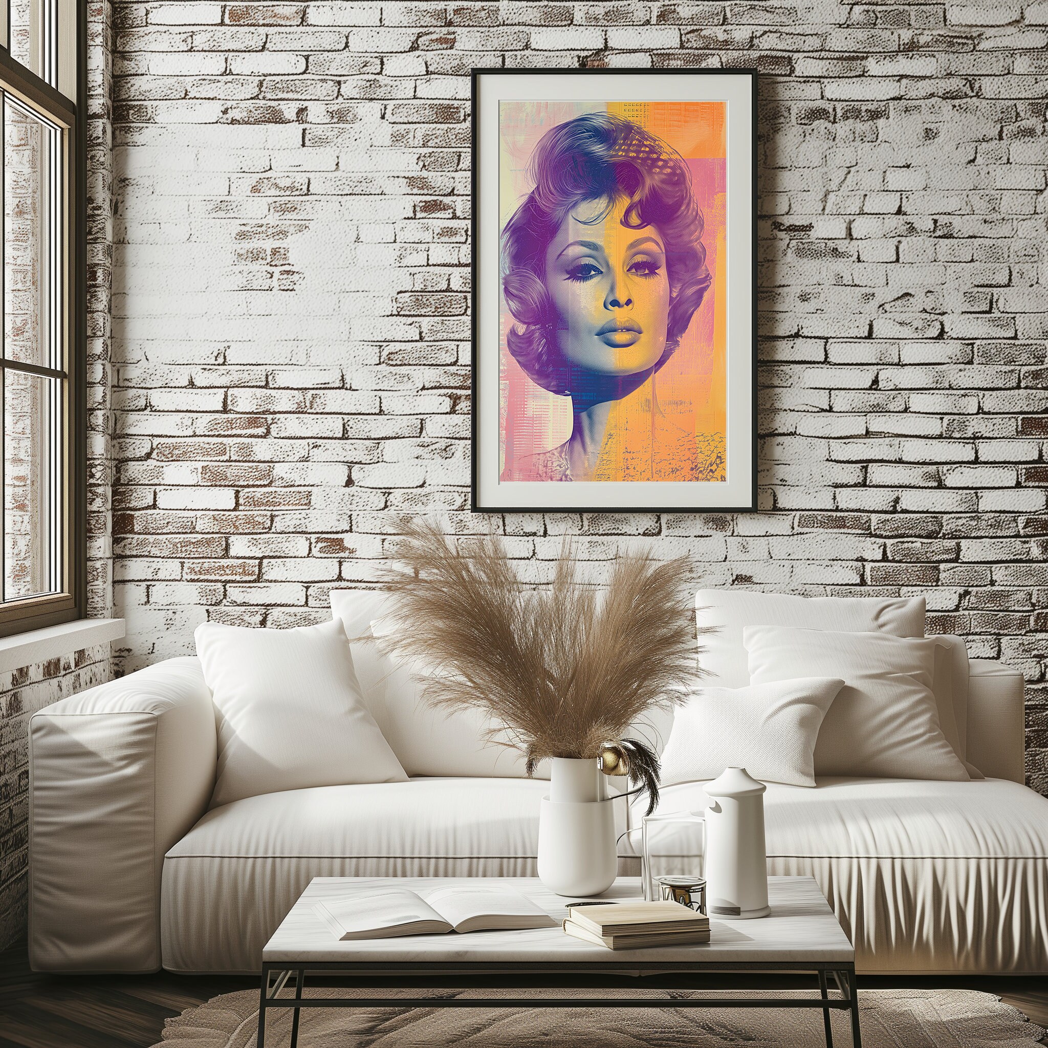 Sophia Loren Movie Star Poster Canvas Gift for Actor. Office Wall Decor ...