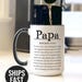 Dad Mug, Fathers Day, Personalized, Customized, Engraved, Etched ...