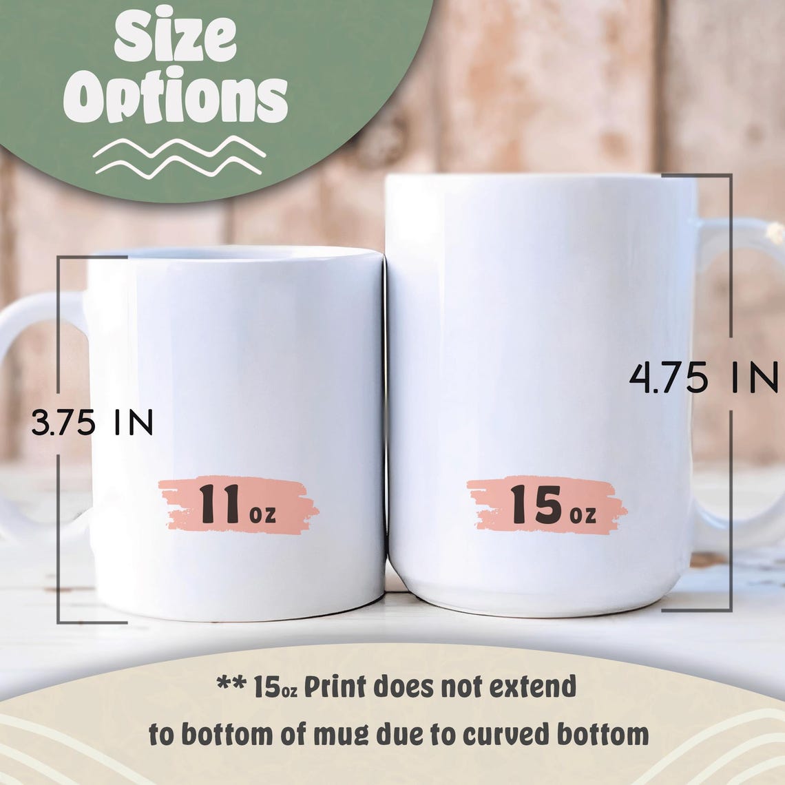 Christmas Quotes Graphic Mug, Merry and Bright Christmas Tree Mug ...