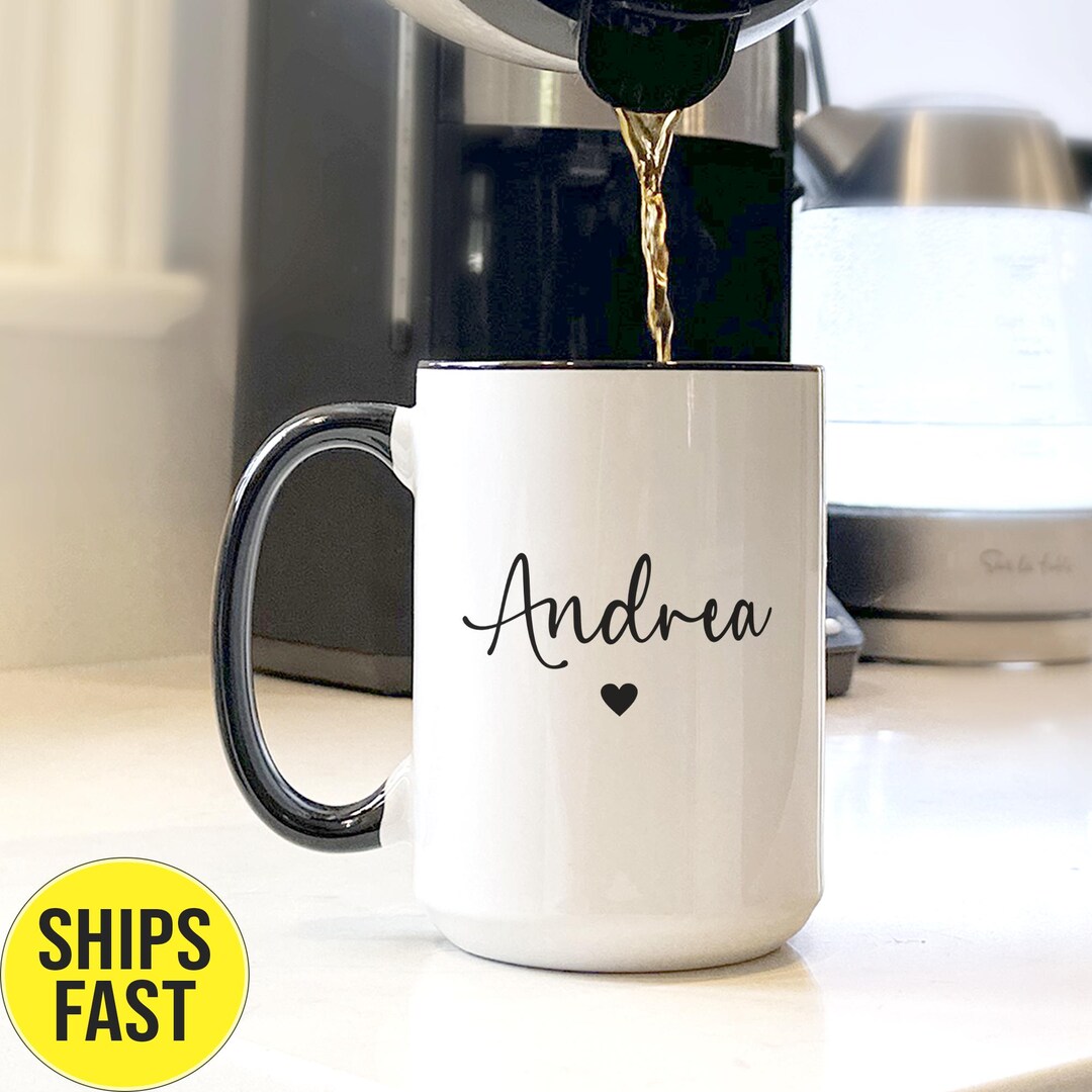 Personalized Name Coffee Mug, Personalized Name Gift, Custom Coffee Mug ...