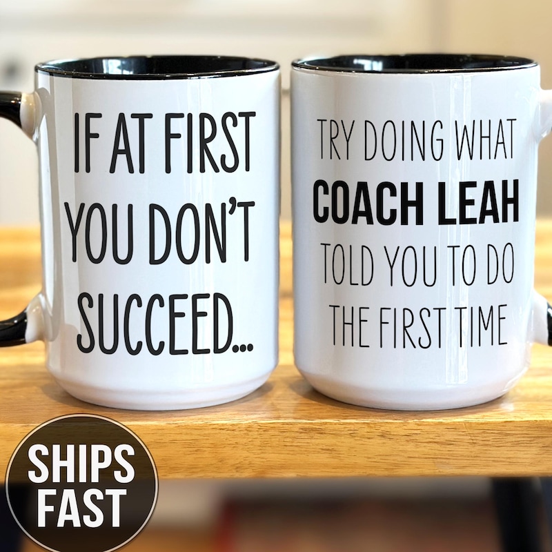 Custom Football Coach Mug - Etsy