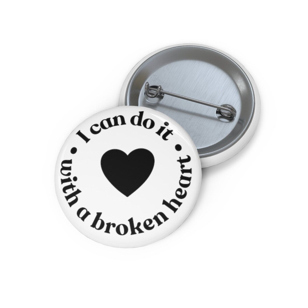I Can Do It With A Broken Heart Pin Button Eras Tour Badge Button ...