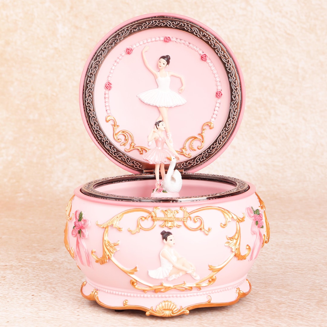 Personalized Musical Box With Ballerina & Carousel,custom Musical Box ...