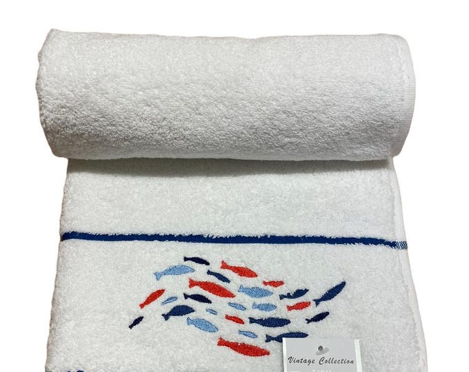 Personalized Fish Bath Towel . Custom Towels. Fish Towels ...