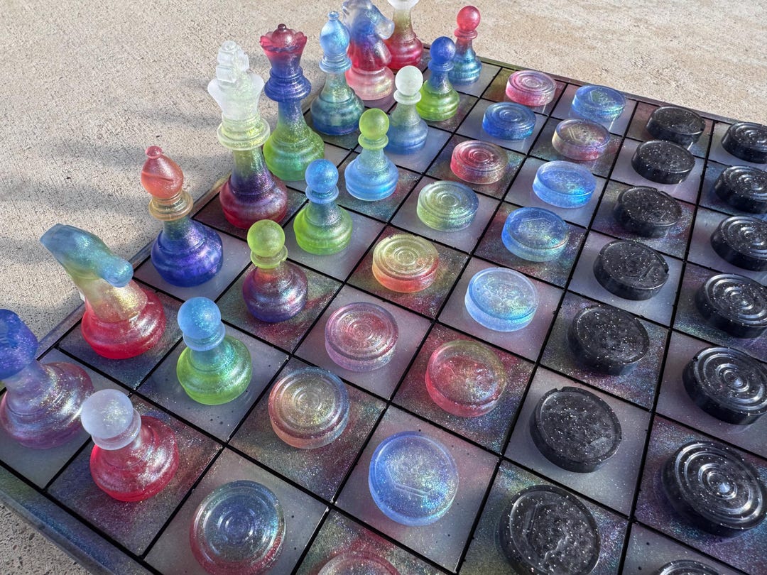 11 Inch X 11 Inch Gummy Jelly Candy Multichrome Colorful Epoxy Resin ...