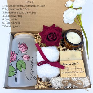 Cozy Holiday Gift Set With Blanket, Personalized Coffee Cup Gift Set ...