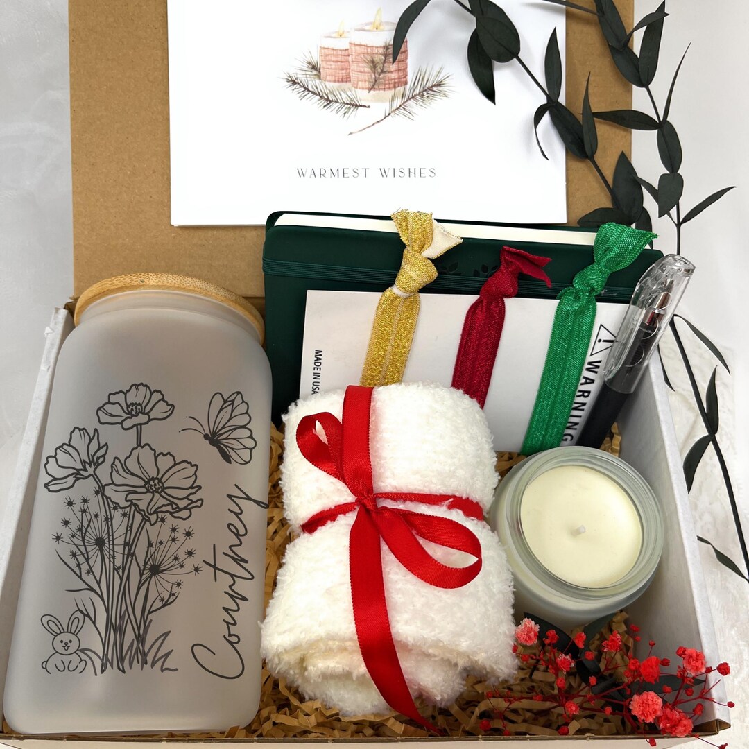 Holiday Gift Box, Christmas Gift Box, Winter Gift for Her, Festive Gift ...