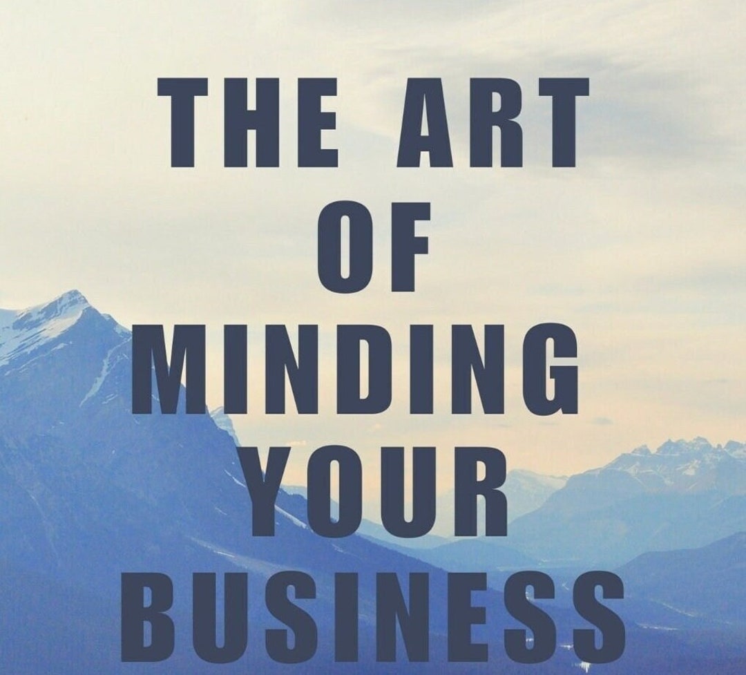 The Art of Minding Your Business. A Guide to Daily Journaling - Etsy