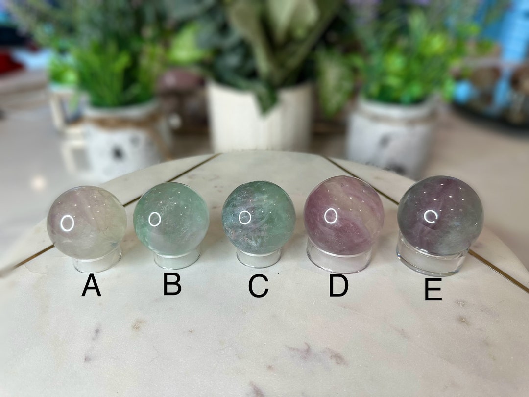 Beautiful Candy Fluorite Spheres - Etsy Canada