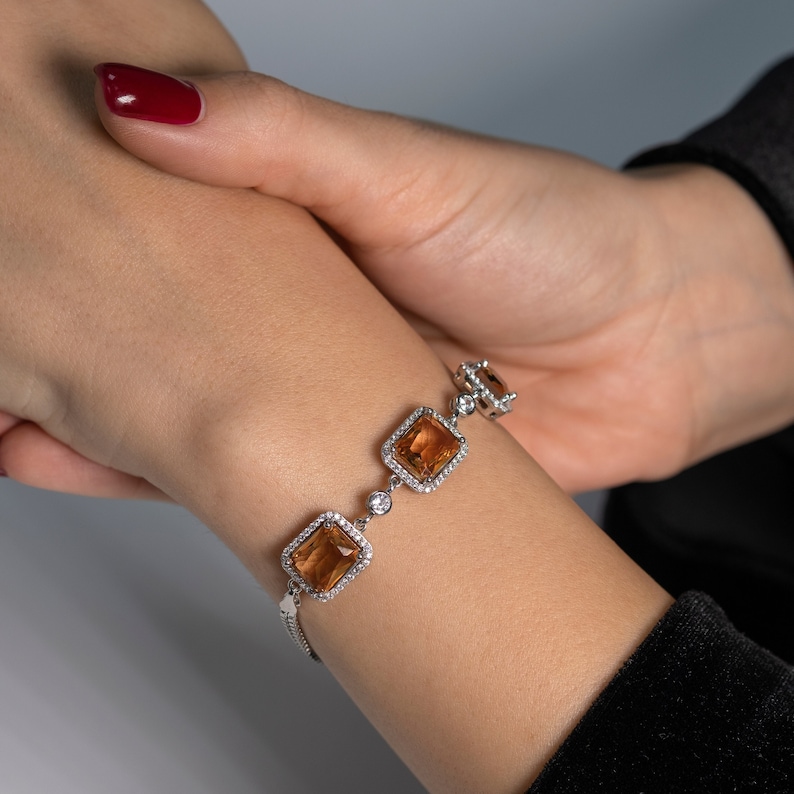 Color Changing Zultanite Gemstone Women Bracelet 925 Silver Dainty ...