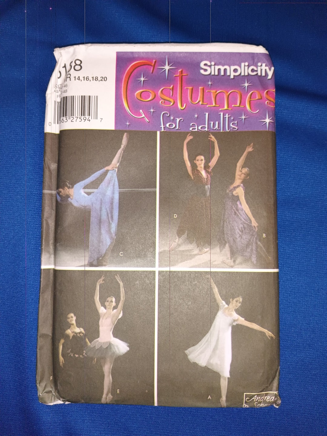 Simplicity 5138 Ballet Costume - Etsy