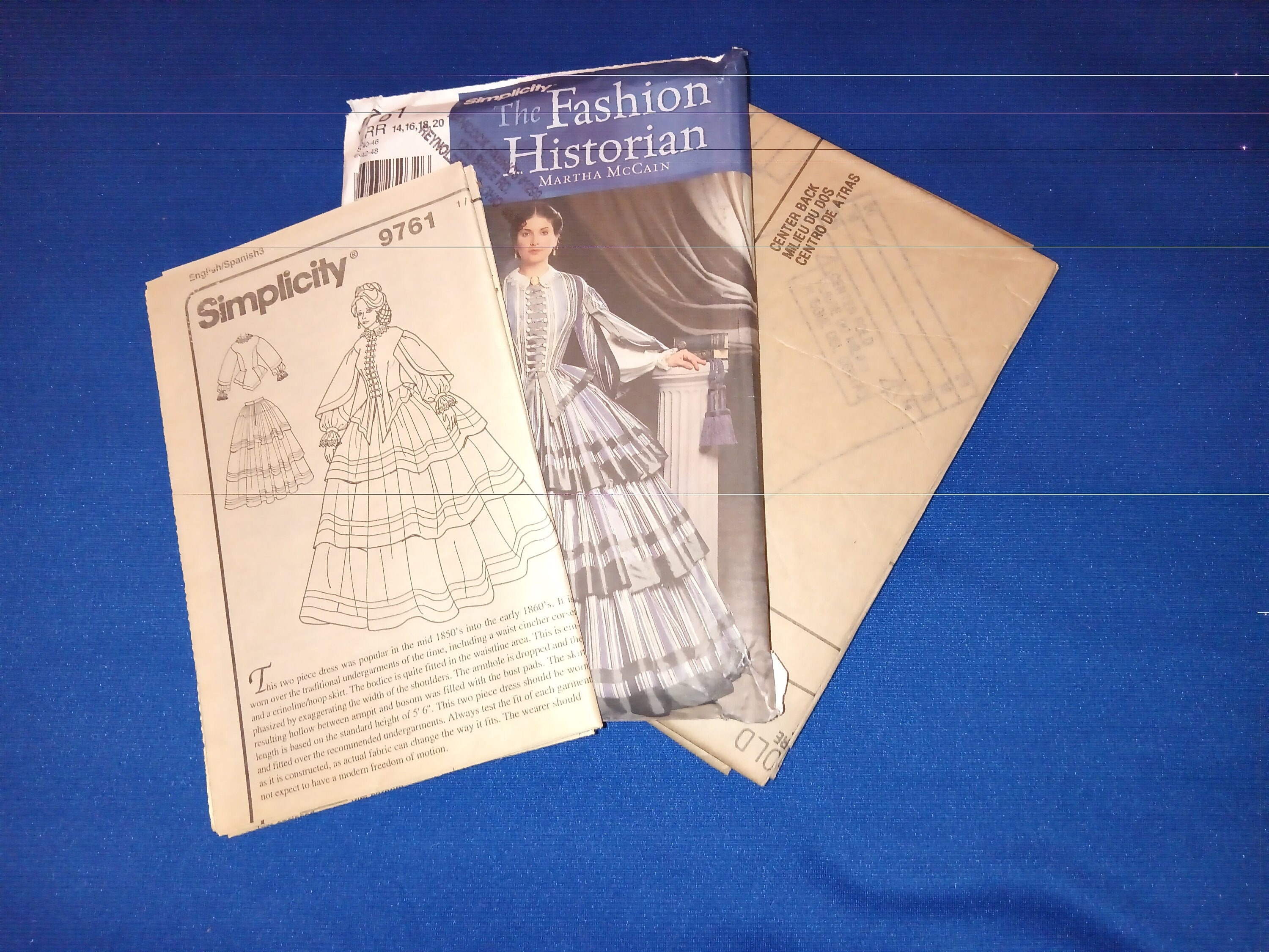 Simplicity 9761 Historical Civil War Dress - Etsy