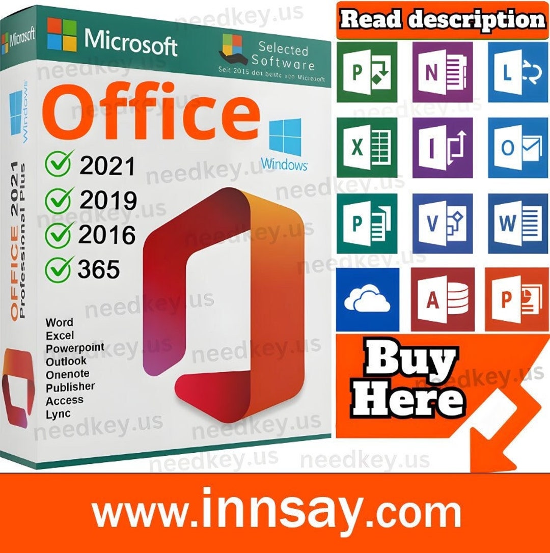 Microsoft Office 365 Professional Plus Digital Download for Windows and ...