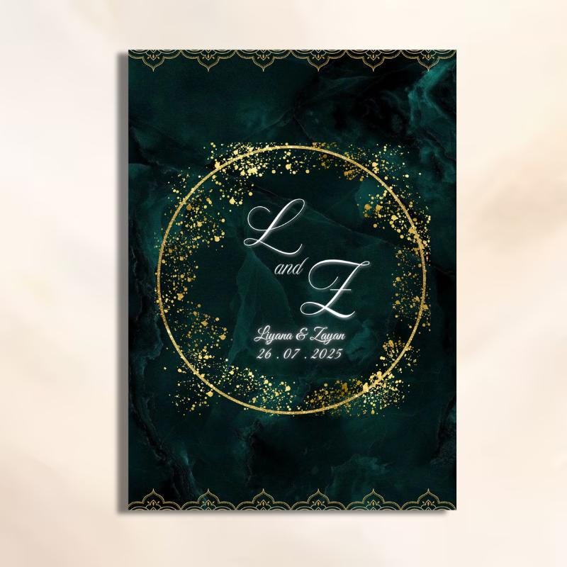 Digital Wedding Invite | Animated Nikkah Walima Shaadi Baraat Wedding ...