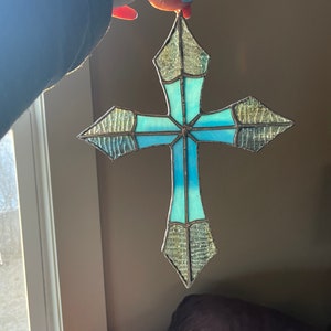 Cross Stained Glass - Etsy