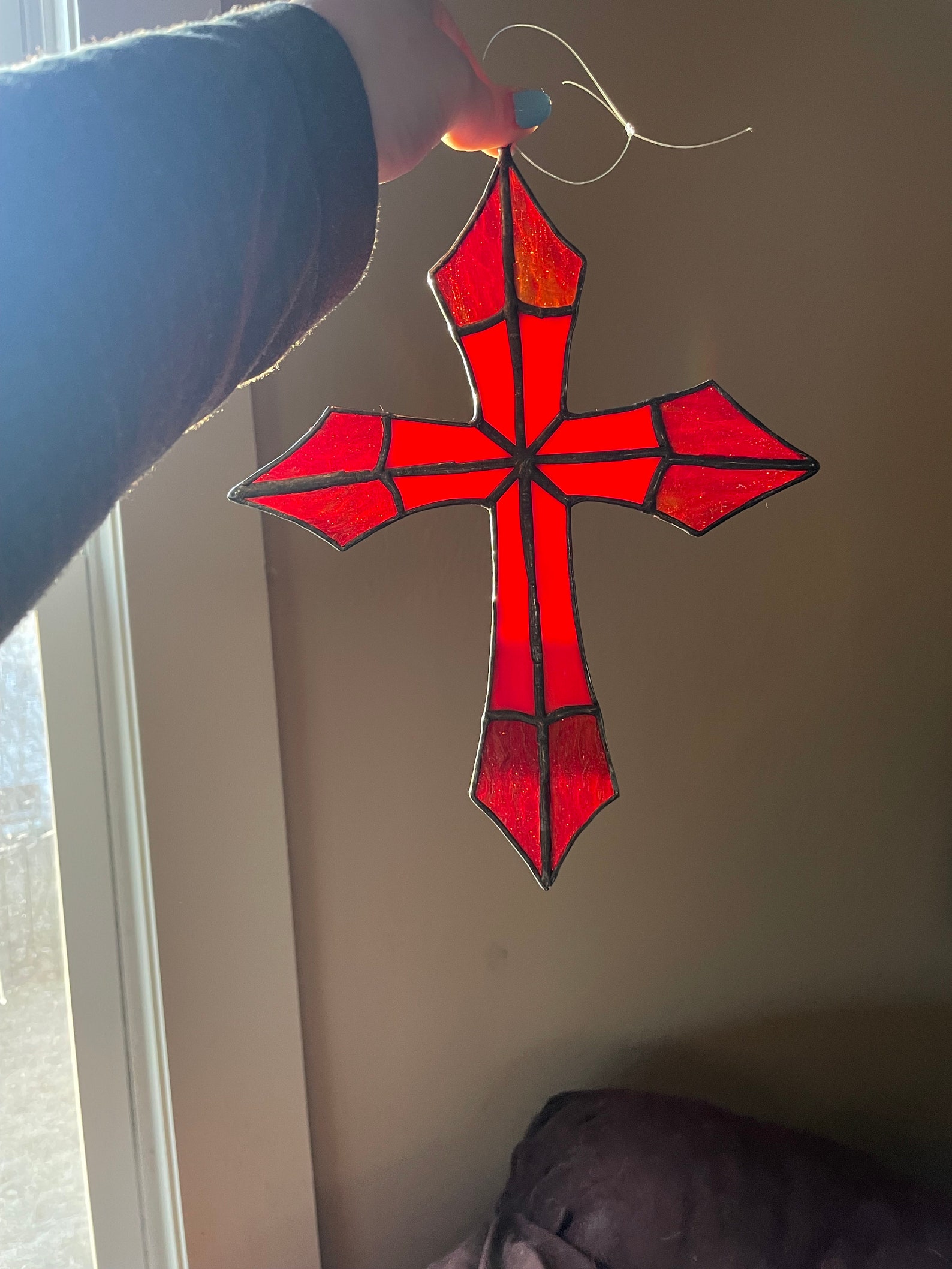 Cross Stained Glass - Etsy