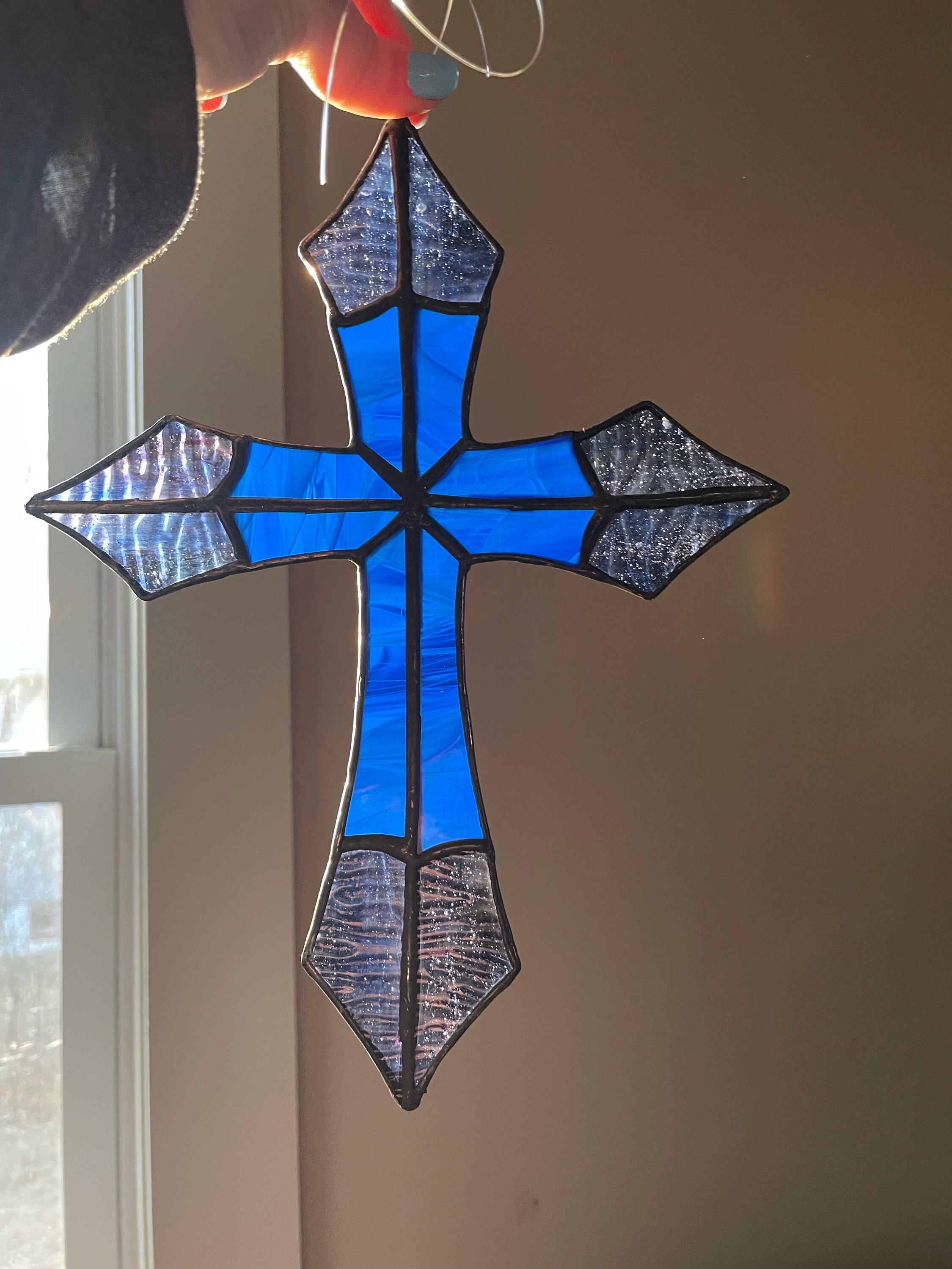 Cross Stained Glass - Etsy
