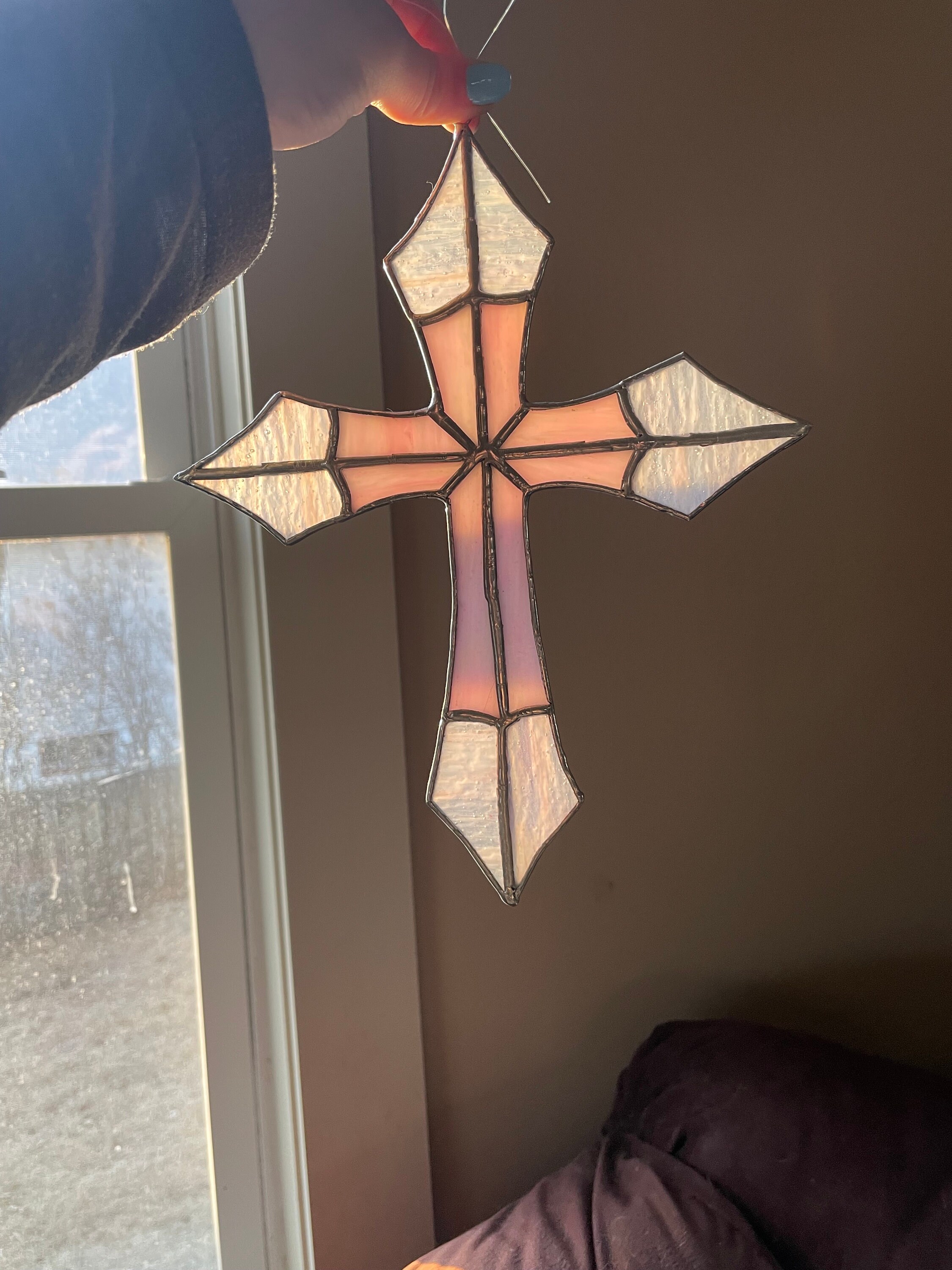 Cross Stained Glass - Etsy
