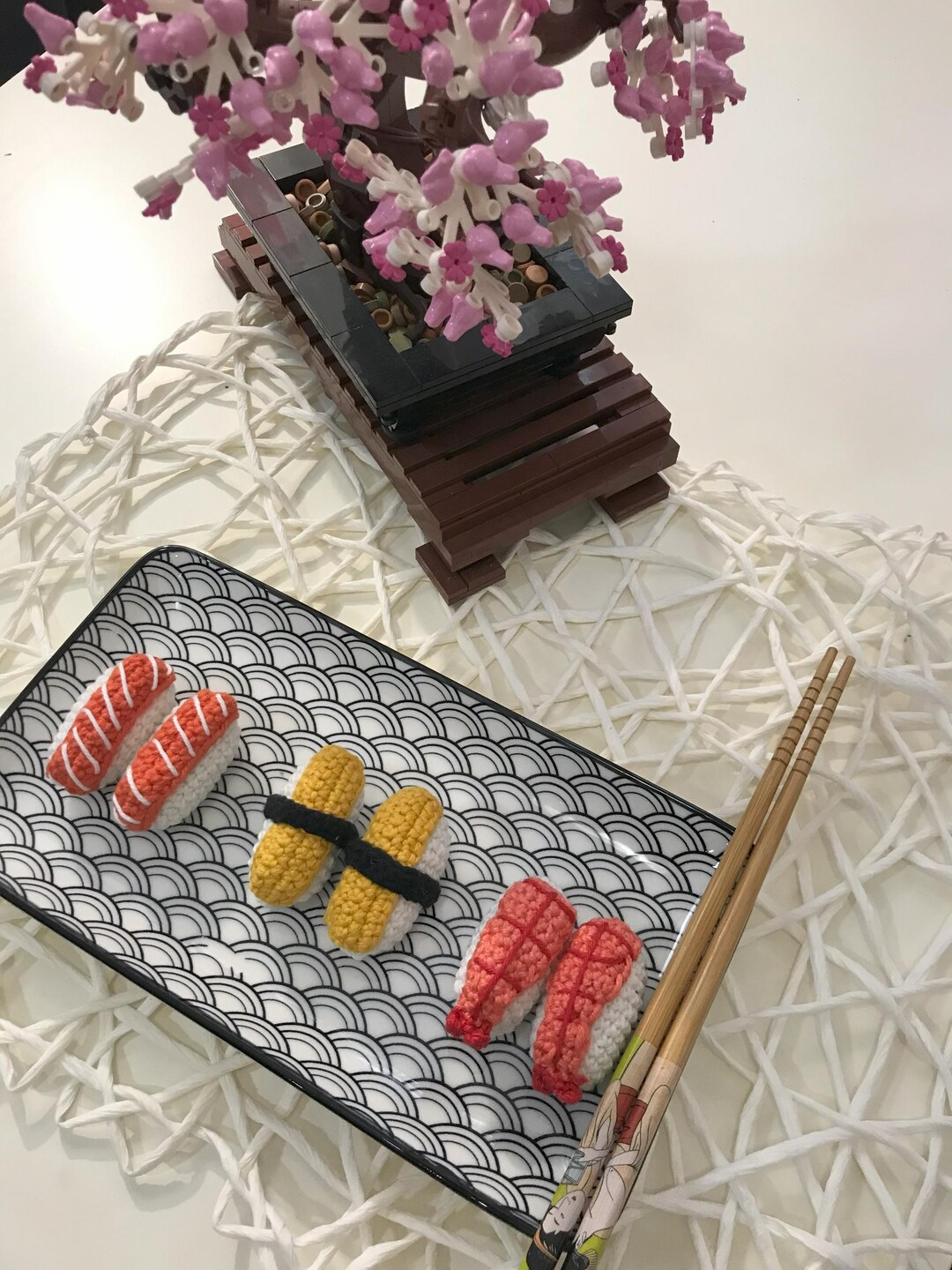 Nigiri Sushi PDF Pattern (perfect for Keychain). Salmon, Tomago, Shrimp ...