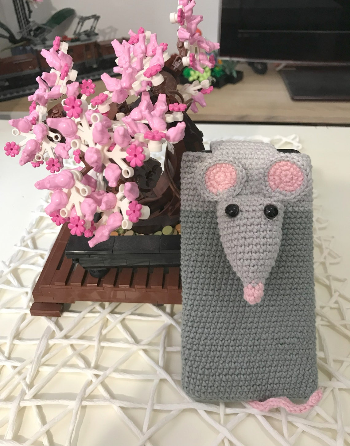 Cute Rat Phone Case/bag Crochet Pattern - Etsy