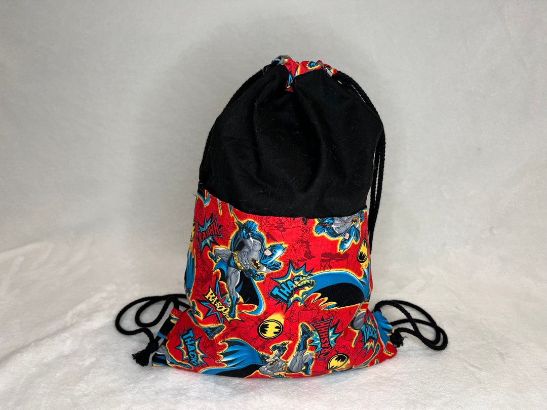 Draw String Backpack batman - Etsy