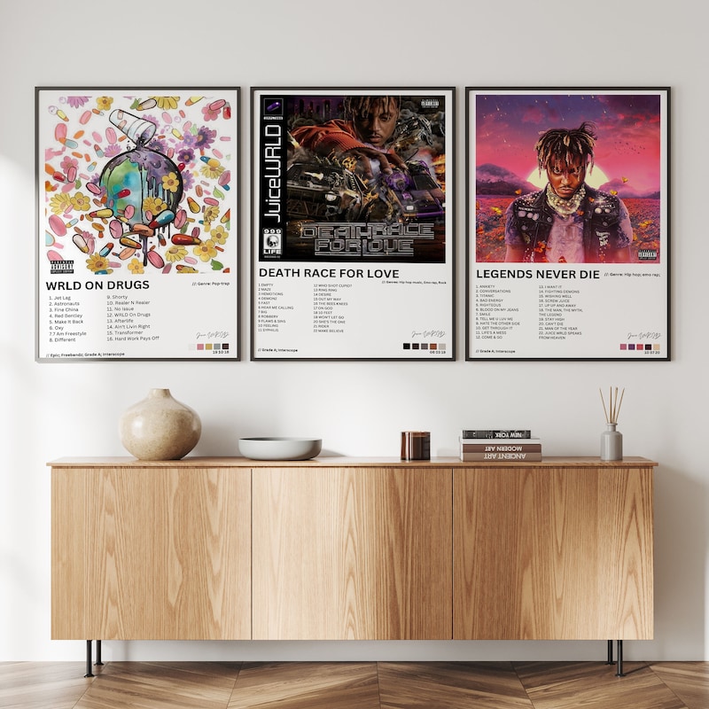 Juice Wrld Poster Wall Art - Etsy