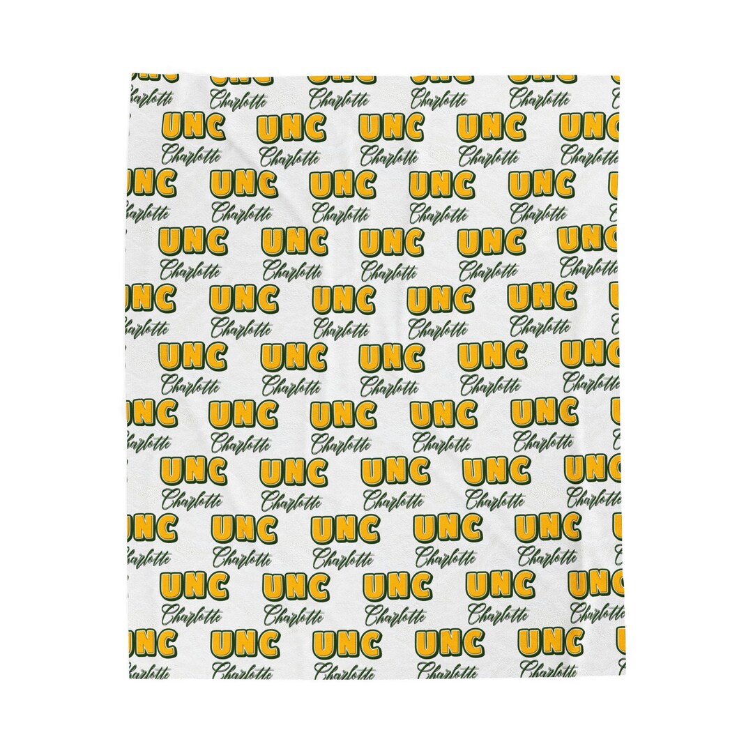 UNC Charlotte Throw Blanket: Velveteen Plush Dorm Decor - Etsy
