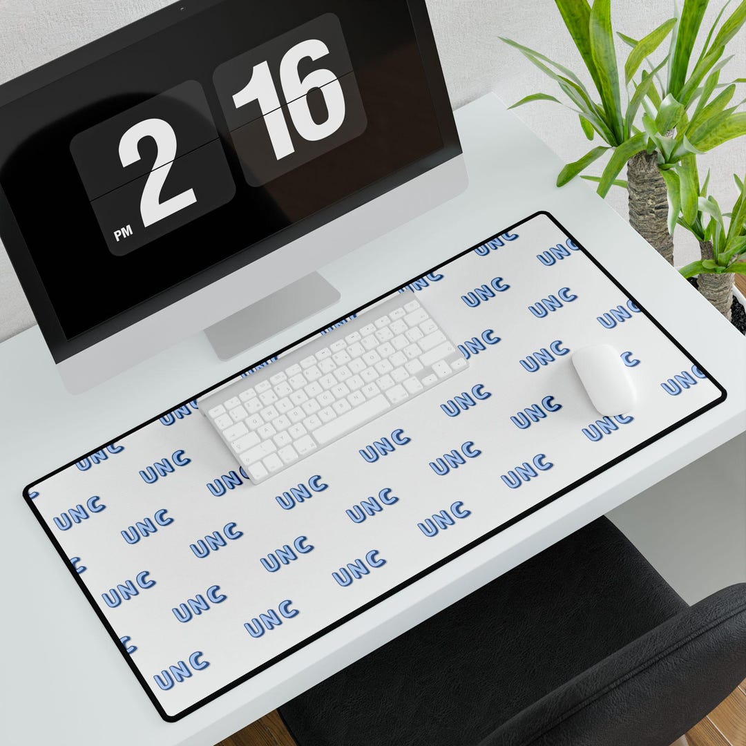 UNC Tar Heels Mouse Pad: University of North Carolina Desk Mat - Etsy