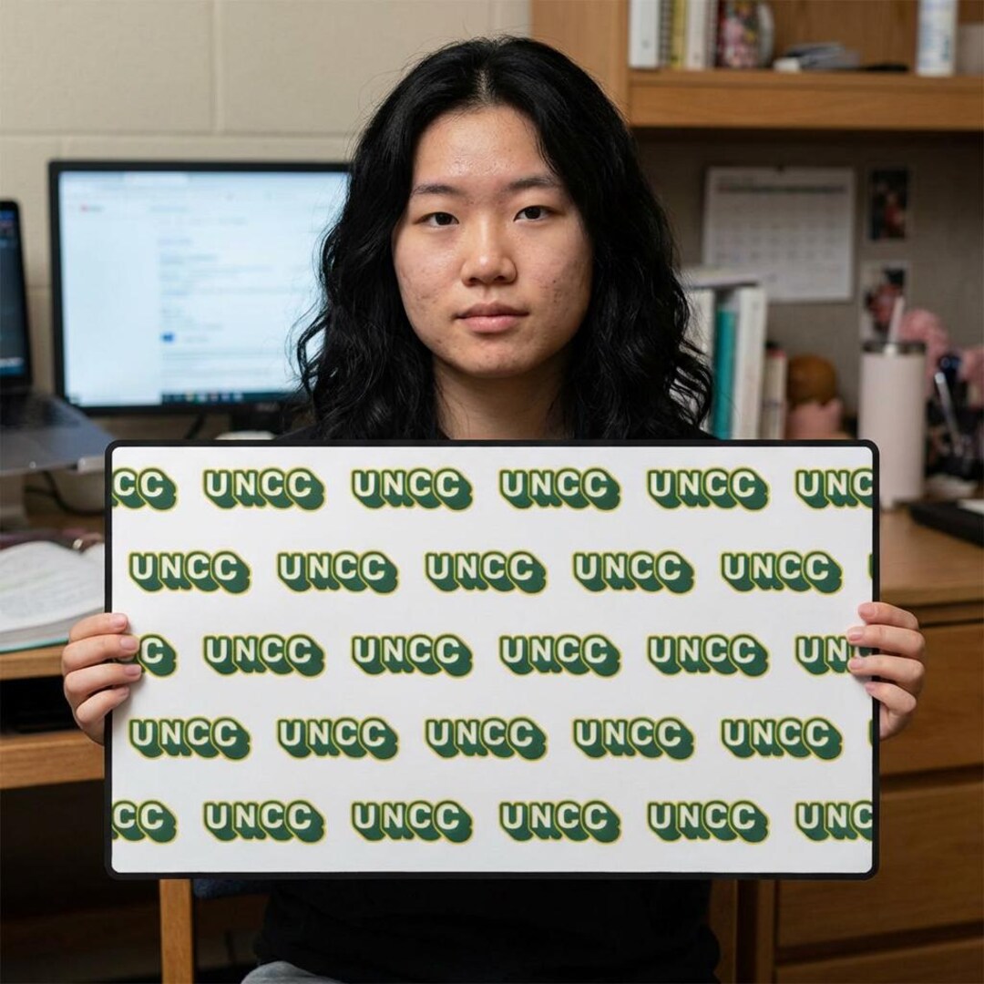 UNC Charlotte Desk Mat: UNCC College Student Gift, Gaming Accessory - Etsy