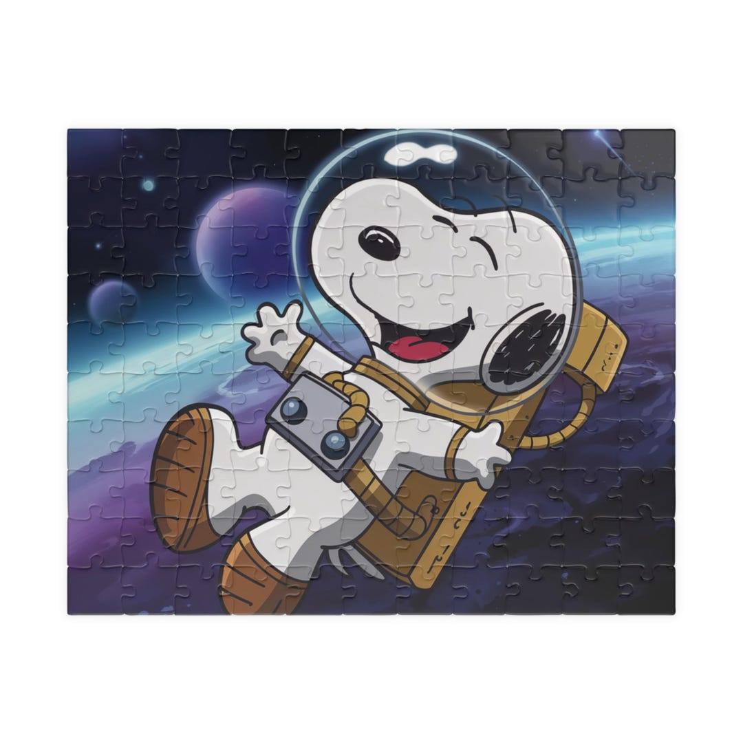 Snoopy Space Adventure Puzzle Fun Family Activity, Kids Gift, Space ...
