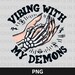 Vibing With My Demons PNG, Clipart, Retro Halloween Digital ...