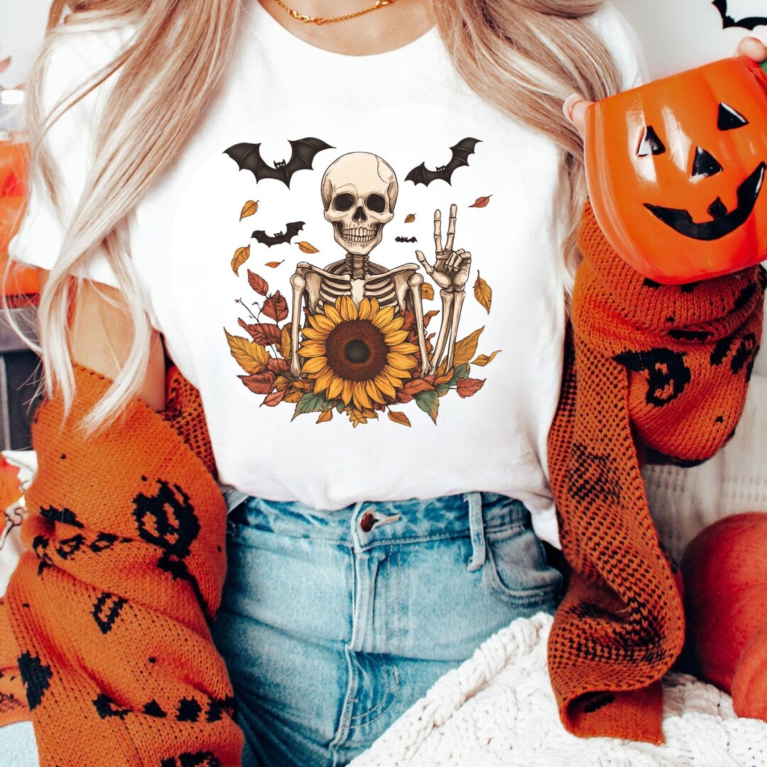 Fall Skeleton Png, Creepy Skeleton Skull Png, Pumpkin Spice, Autumn ...