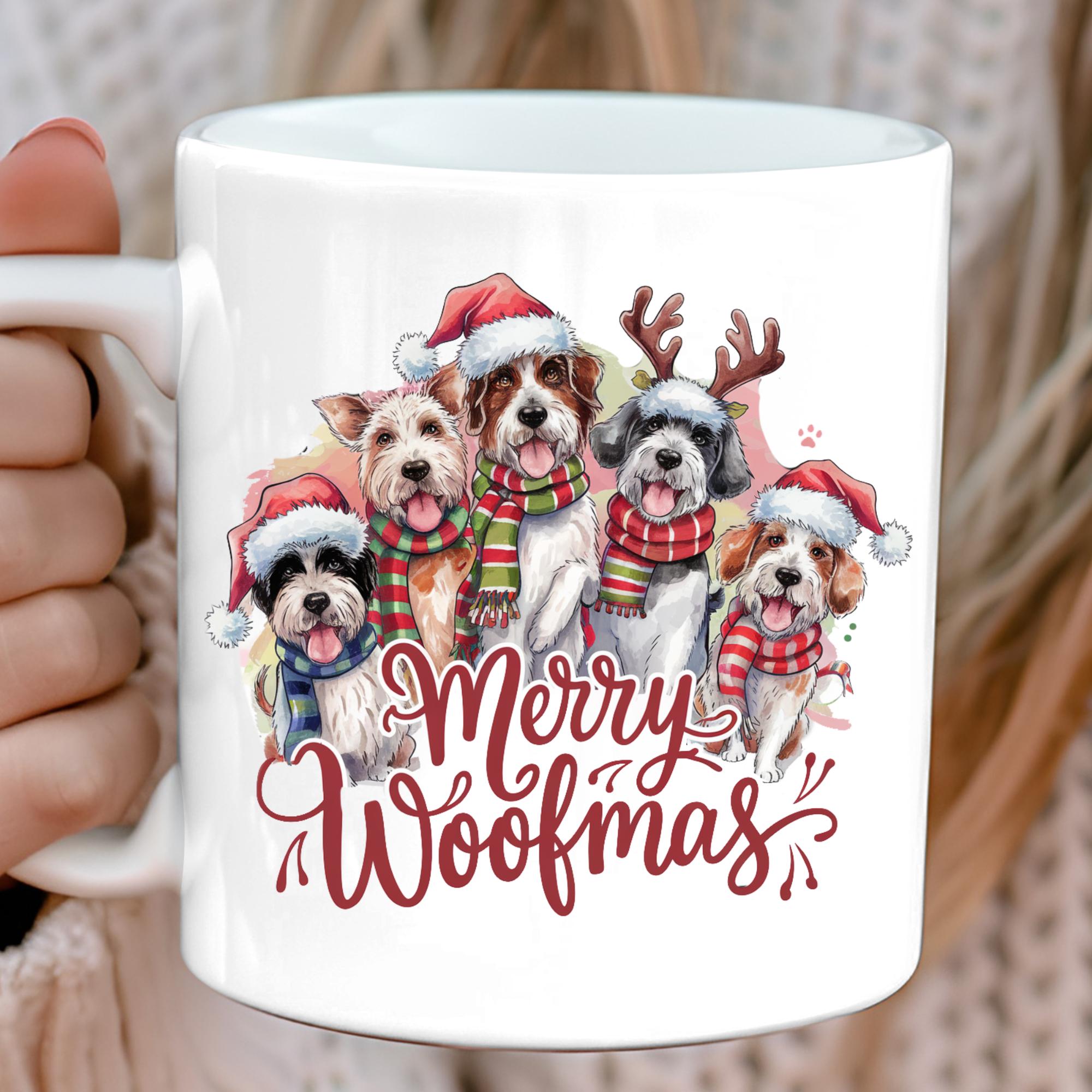 Merry Woofmas PNG, Dog Lover Png, Cute Dogs Sublimation Designs ...