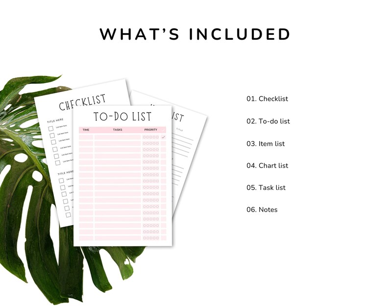 Ultimate Checklists Template Checklist, To-do List, Item List, Chart ...