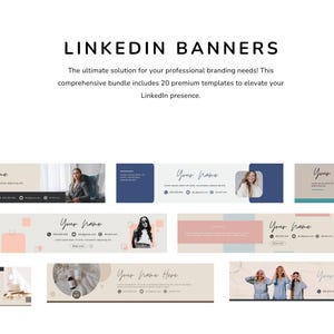 20 Linkedin Banner Templates | Canva Headers | Professional Design ...