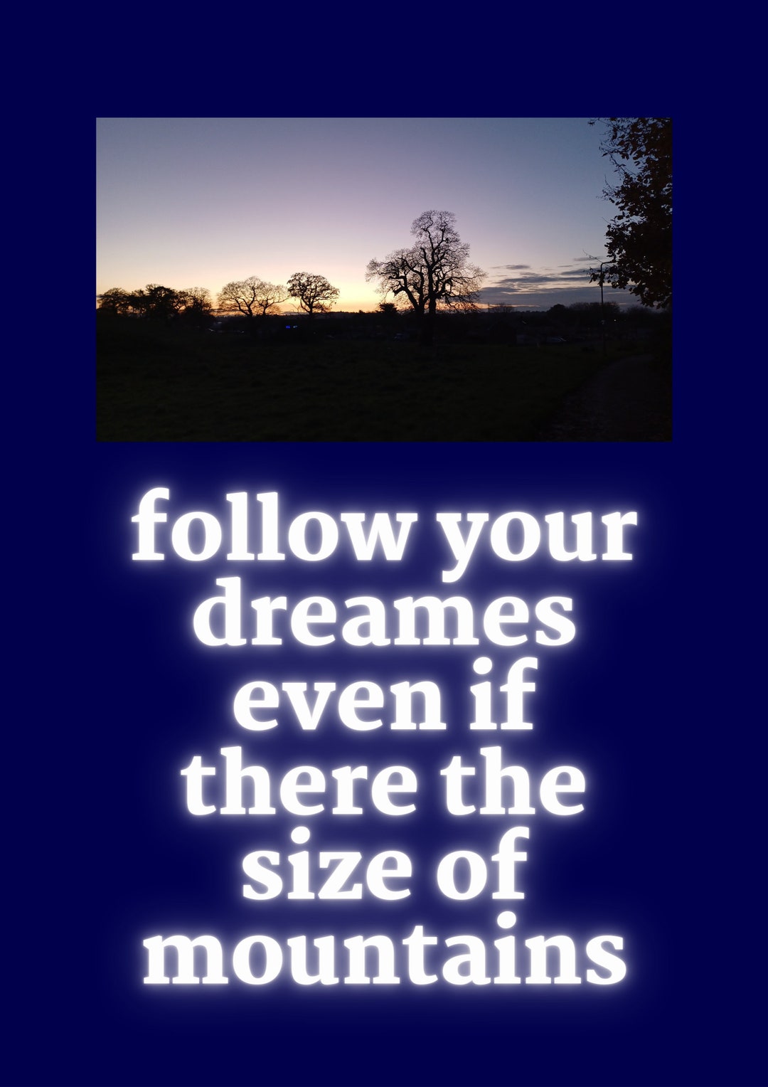 Motivational Mountain Poster - Etsy