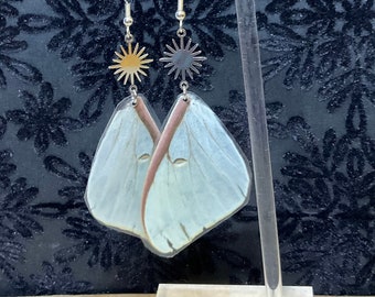 Luna Moth Earrings by Jabebo, Inspiring Curiosity With Recycled Cereal ...