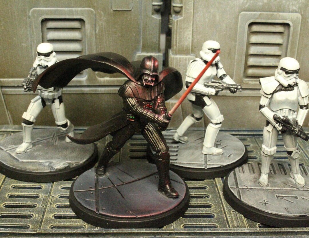 Star Wars Shatterpoint Fear and Dead Men -- Four Commission Painted ...