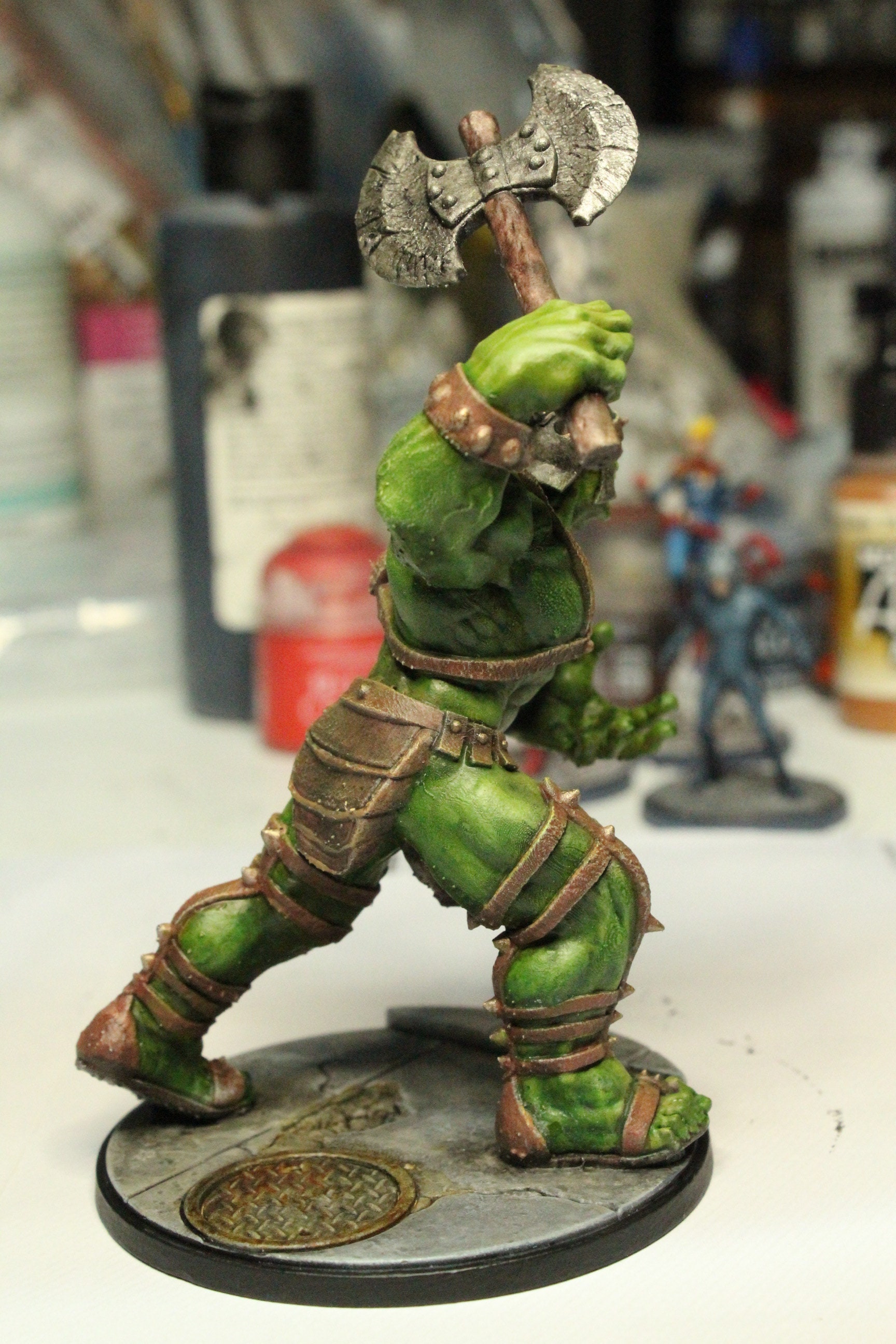 The Angry Gladiator by C27 Studio Painted Miniature - Etsy