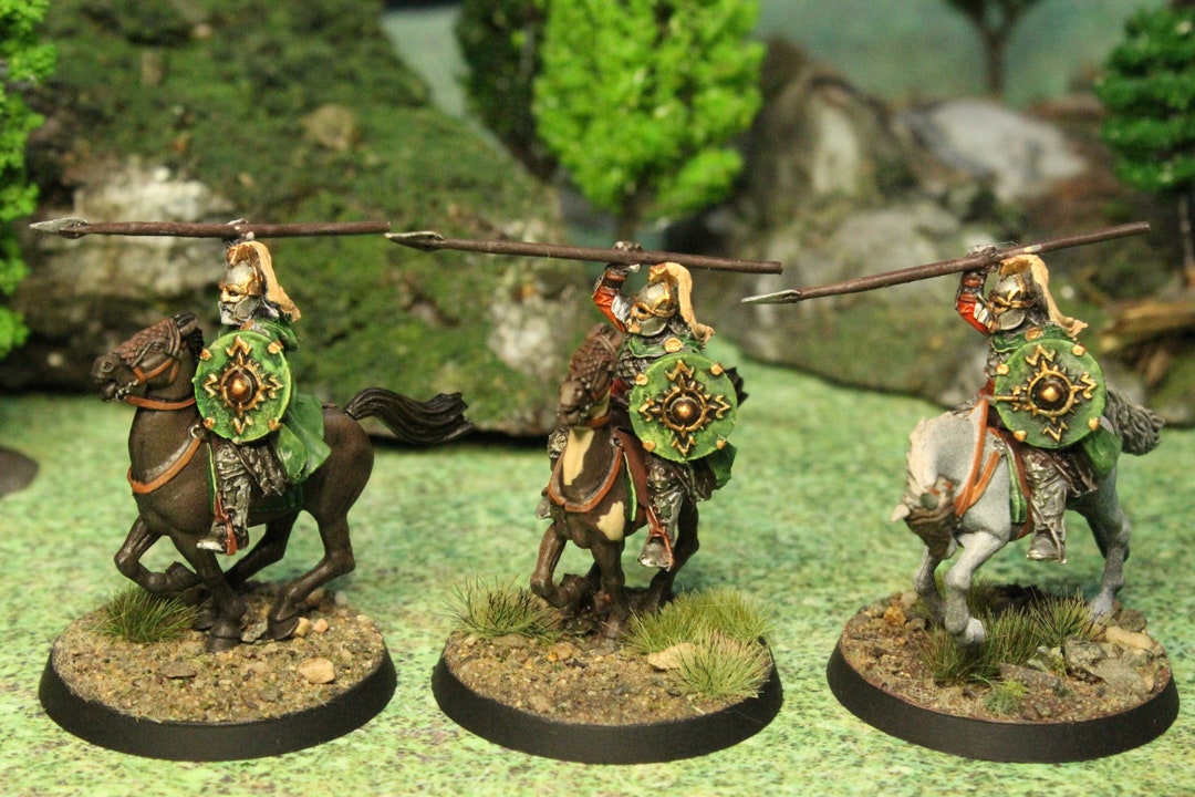 Commission Painted Rohan Royal Knights, 3 Painted Miniatures - Etsy