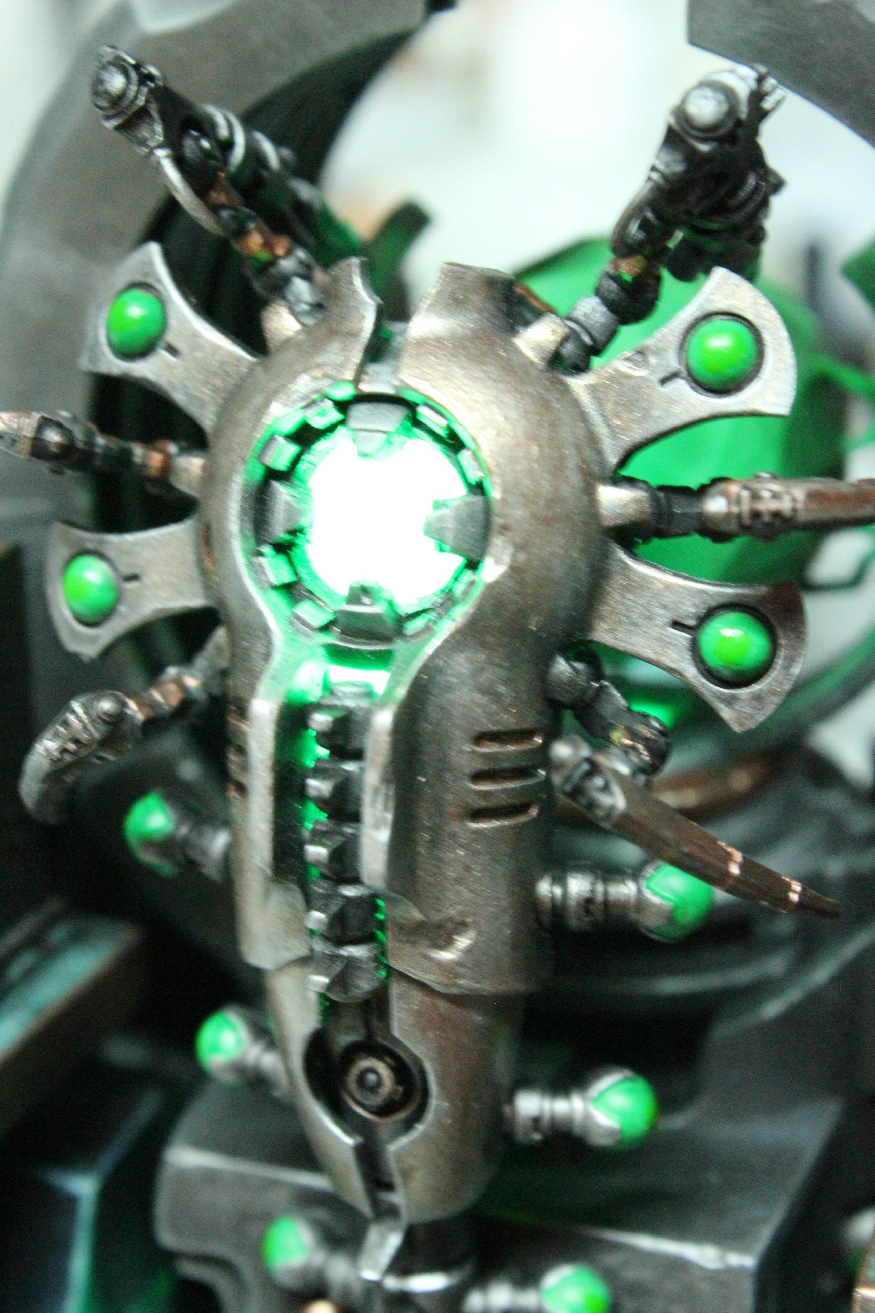 Commission Painted Necron Monolith -- Internal LED Lighting, Fully ...