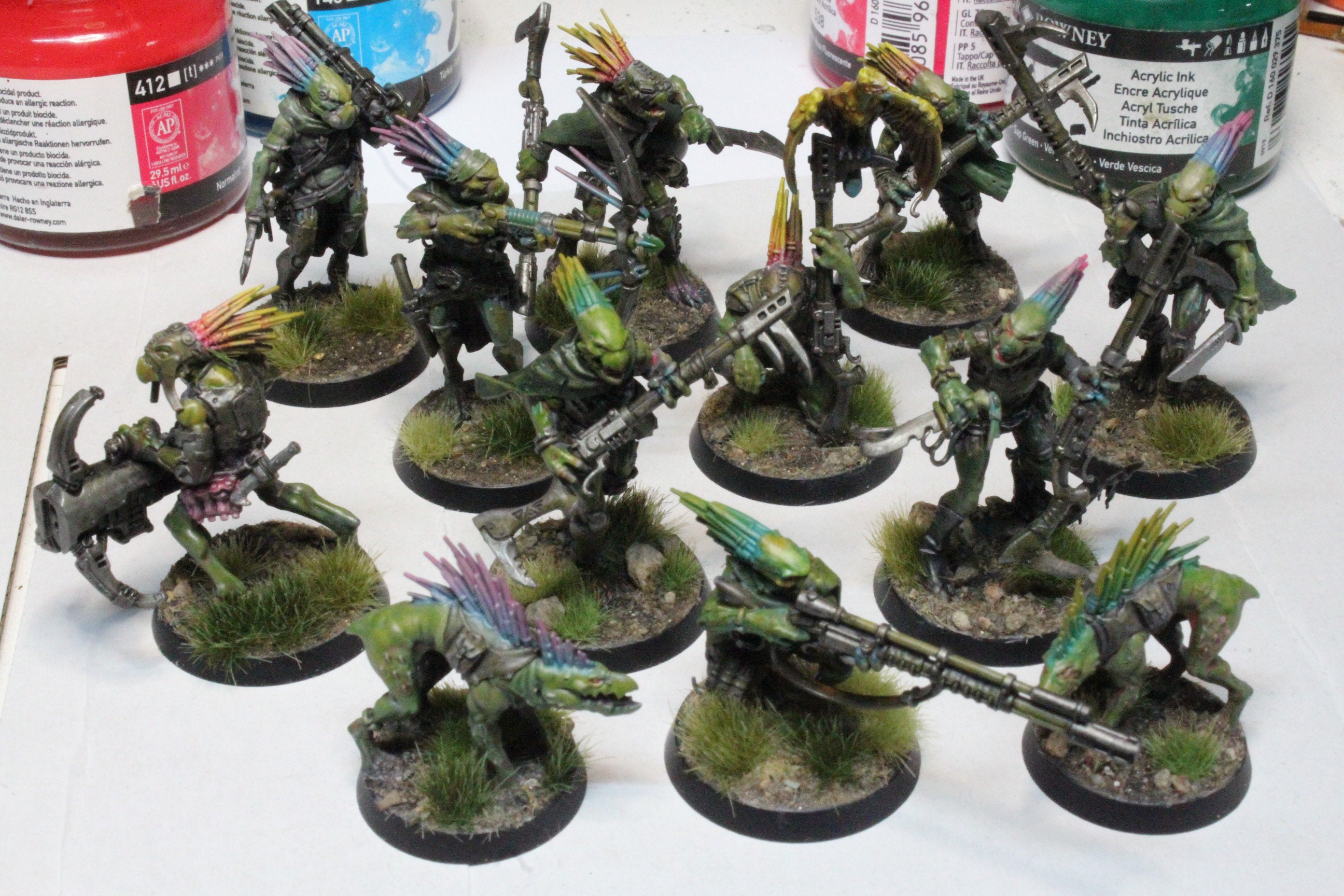 Kroot Farstalker Kinband for Killteam and Warhammer 40k, Painted ...
