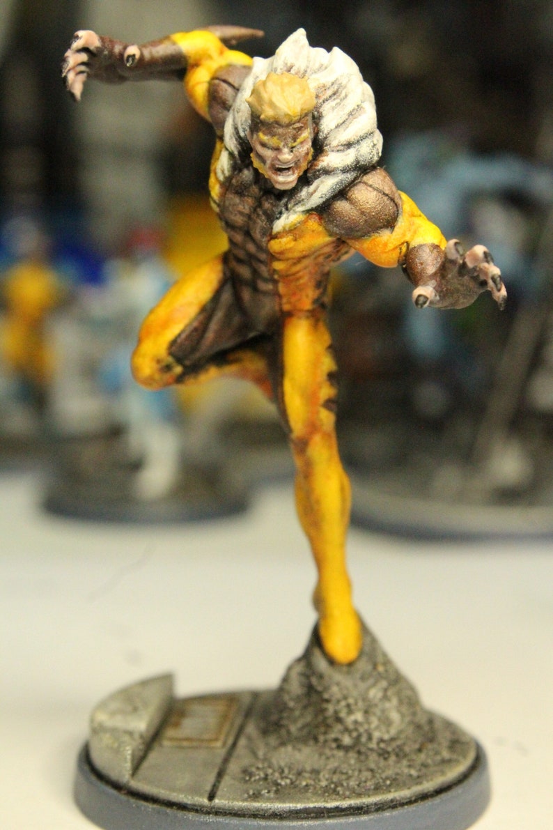 Sabretooth for Marvel Crisis Protocol Painted Miniature - Etsy