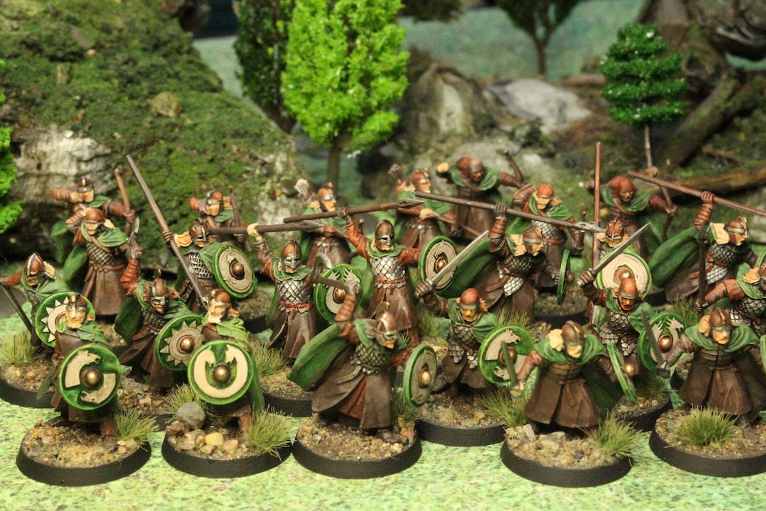 Commission Painted Warriors of Rohan, 12 Painted Miniatures - Etsy