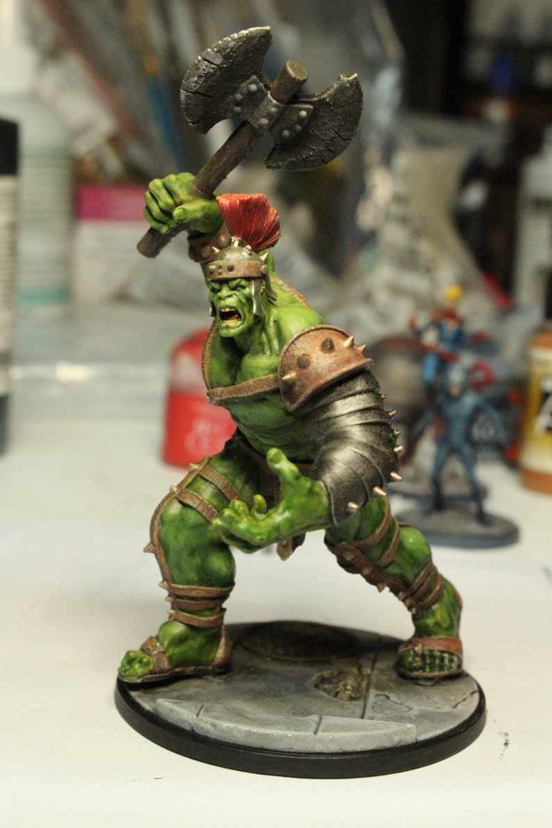 The Angry Gladiator by C27 Studio Painted Miniature - Etsy