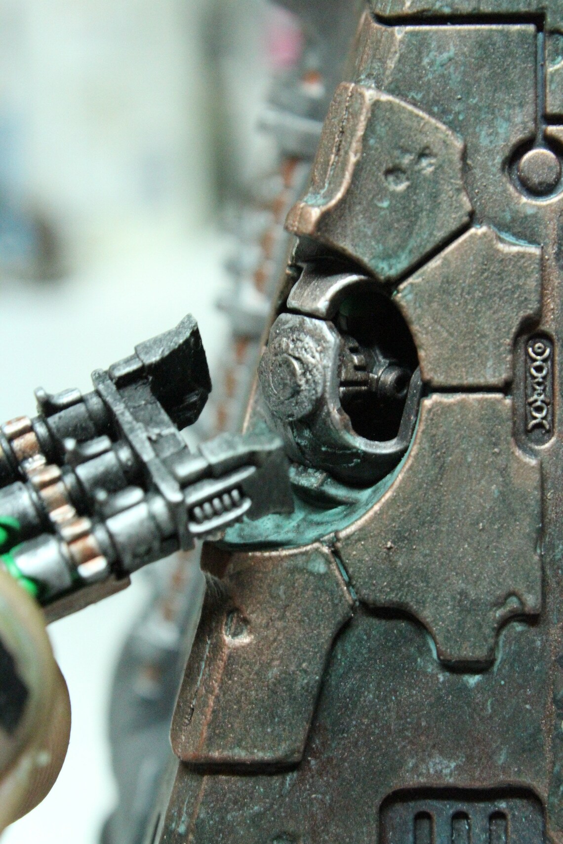 Commission Painted Necron Monolith -- Internal LED Lighting, Fully ...