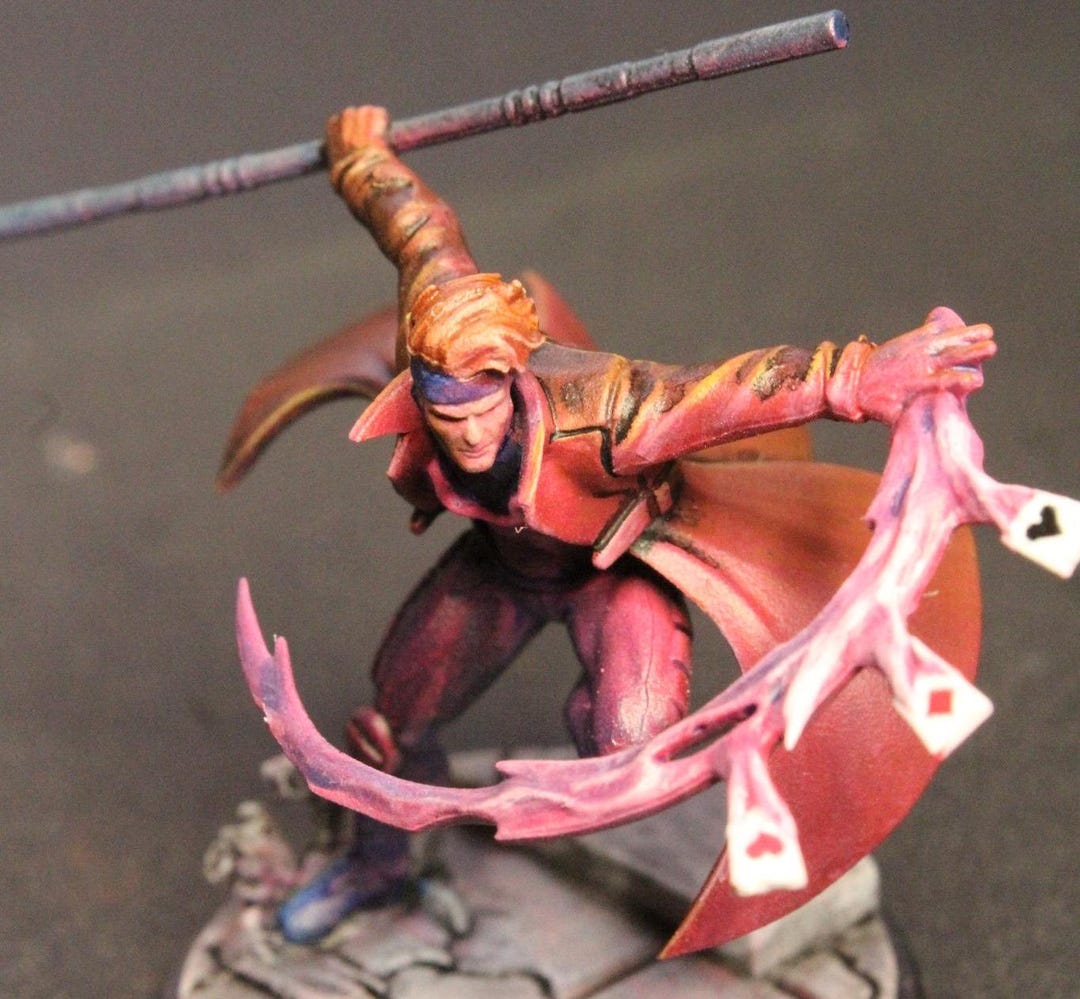Gambit for Marvel Crisis Protocol -- Painted Miniature - Etsy
