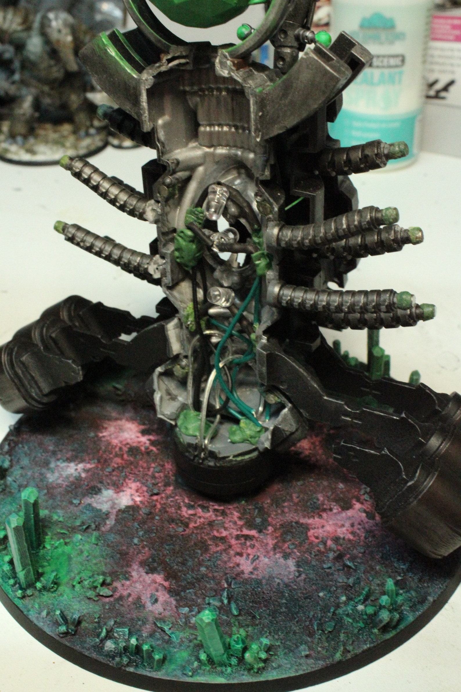 Commission Painted Necron Monolith -- Internal LED Lighting, Fully ...