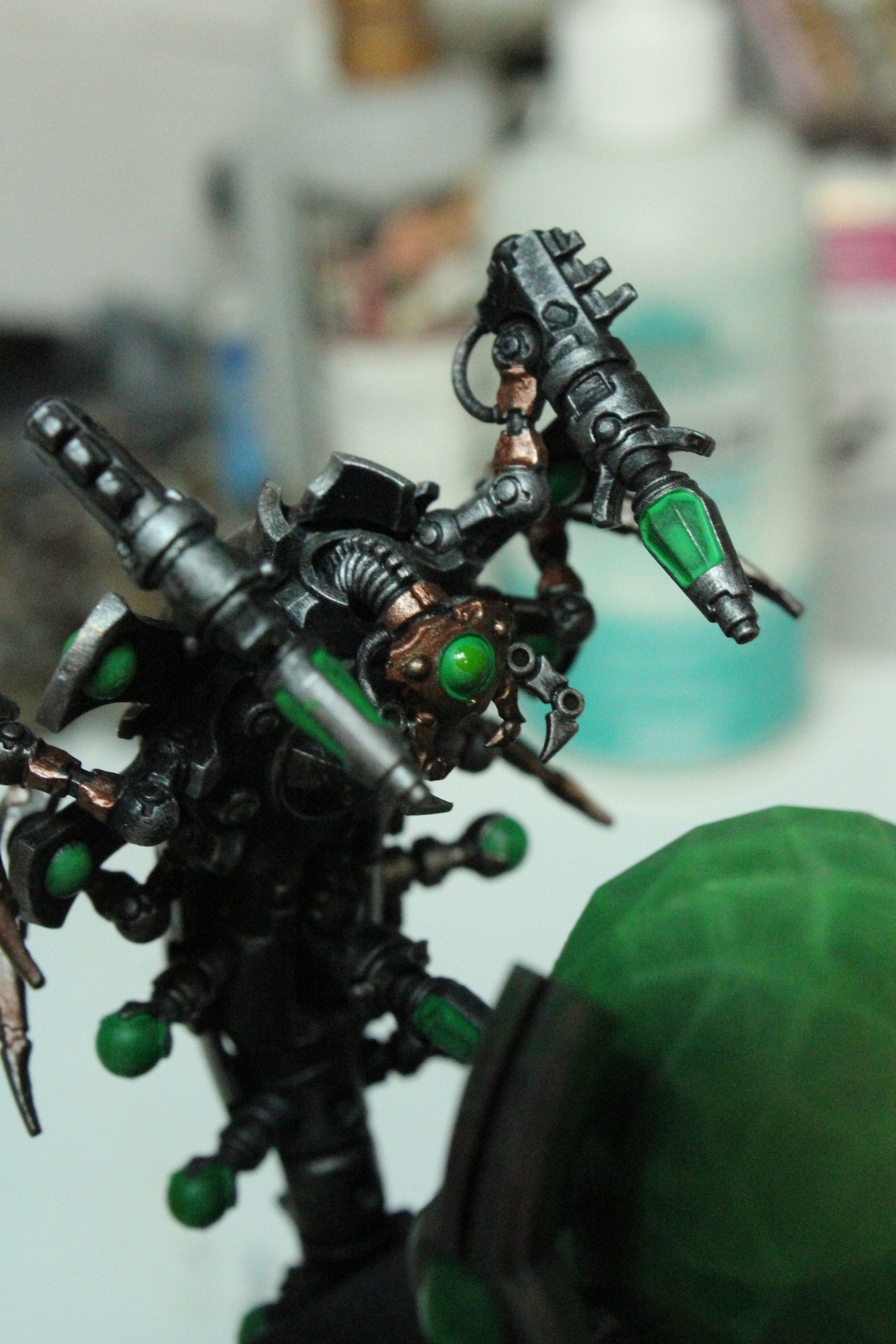 Commission Painted Necron Monolith -- Internal LED Lighting, Fully ...