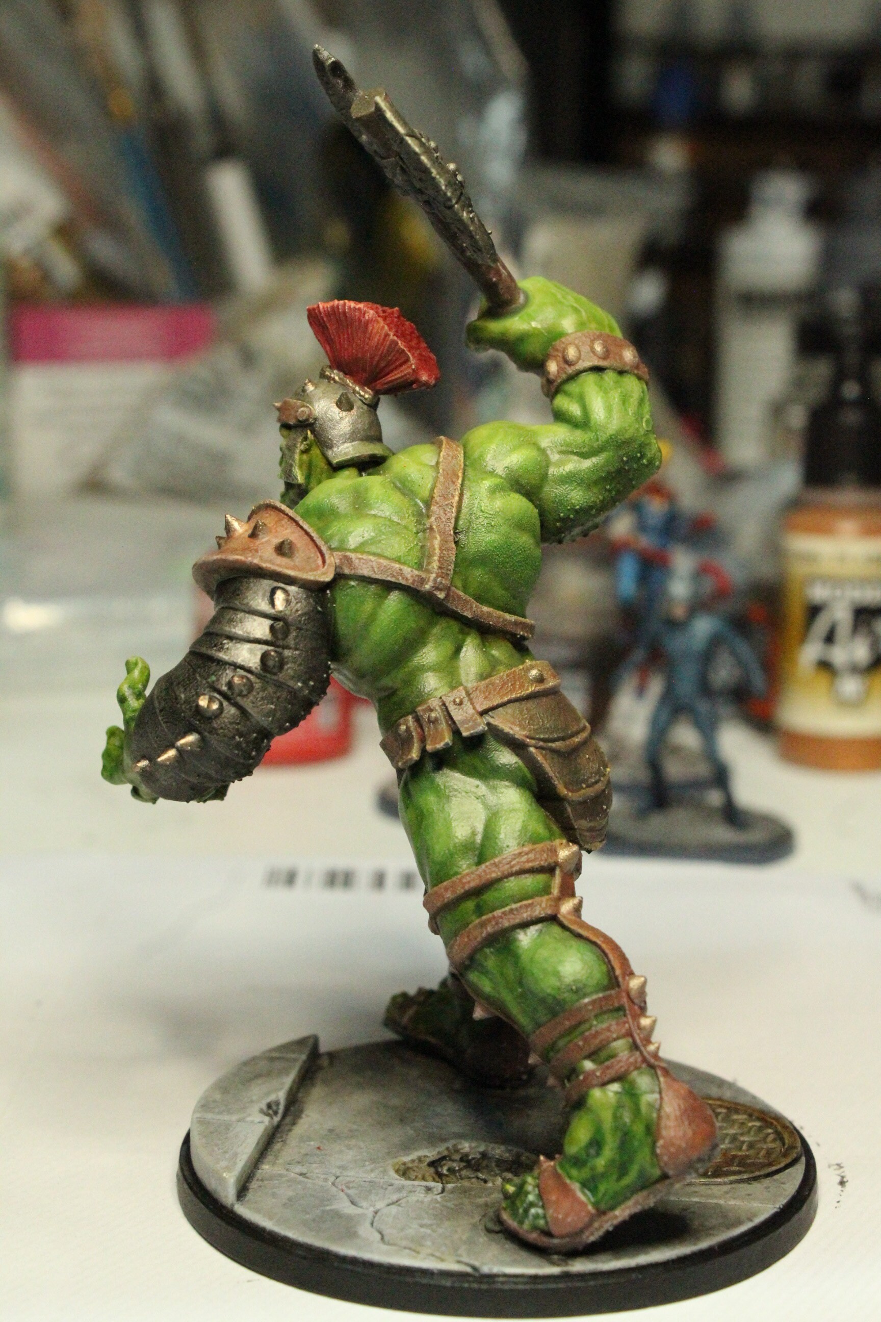 The Angry Gladiator by C27 Studio Painted Miniature - Etsy